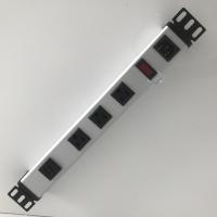 China 4 Outlet Power Strip with 2 USB Ports & IEC C14 Input - 10A 250V Waterproof Switch for Office & Commercial Use for sale