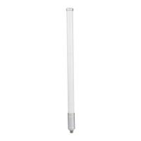 China Marine VHF Antenna 2.4m Outdoor Omnidirectional Fiberglass 7dBi N Type Connector for sale