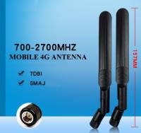 China 4G LTE Glue Stick Antenna 700-2700MHz 5dBi Gain SMAJ Connector for sale