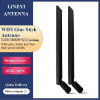 China Omni Directional 6dBi 2400MHz Dual Band High Gain WiFi Antenna SMA for sale