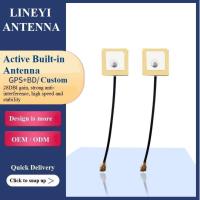 China Children Watch IPEX GPS Glonass Active Antenna 28dBi Gain 25x25x4mm for sale