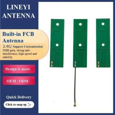 China Anti Interference RP SAM 2500MHz PCB Wifi Antenna for sale