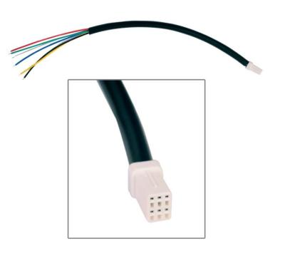 China 6pin 06R-JWPF-VSLE-D JST Connector PVC Annular Tube 1007 24AWG Wire Door Control Harness 300V for sale