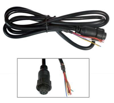 China 8pin Waterproof Connector Z108 Series UL2464 24AWG PVC Cable with Heat Shrink Tube ROV Assembly for sale