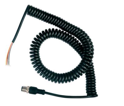 China 8 Pin Aviation Plug Connector with TPU 24AWG Spring Cable for Medical Equipment for sale