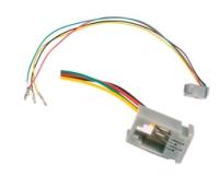 China JST SMF-01T-1.3 Terminals 616L 4P4C UL1061 28AWG Hook-Up Wire for Interchanger Wiring Harness for sale