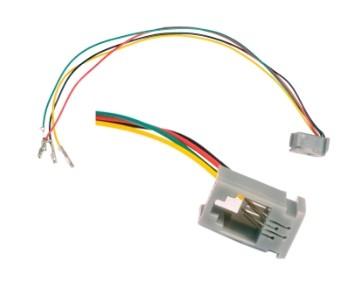 China JST SMF-01T-1.3 Terminals 616L 4P4C UL1061 28AWG Hook-Up Wire for Interchanger Wiring Harness for sale