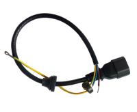 China IEC 320 Male Plug H05VV-F 3G0.75MM2 16A 250V Waterproof Extension Cable with Magnet Ring for sale