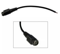 China Stripped end 4 PIN DIN female plug S-video customized power cable for sale