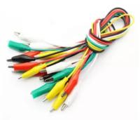 China PVC Insulated UL1569 16AWG Crocodile Alligator Clips Cable 300V for sale