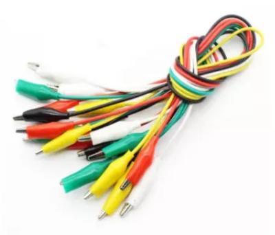 China PVC Insulated UL1569 16AWG Crocodile Alligator Clips Cable 300V for sale