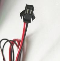 China UL2468 22AWG 2 Pin Connector Wire with Male Connector for LED Strip Lamp Driver 300V for sale