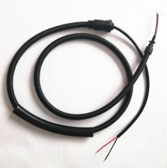 China UL2464 20AWG 2C Shielded Cable with PG7 IP68 Connector for Telecommunications for sale