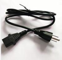 China UL 3 Pin Male to Female AC Extension Power Cable 125V 15A for Computer and Industrial Equipment for sale