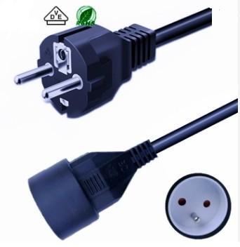 China H05VV-F H05RN-F Waterproof Power Cord with VDE Approval 90C 0.8mm Jacket Custom Length for sale