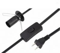 China Black UL Himalayan Crystal Lamps 2 Pin AC Plug for sale
