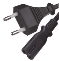 China 1.8m 2 Plug Cable Wire Harness , IRAM 2 Pole Power Cord for sale