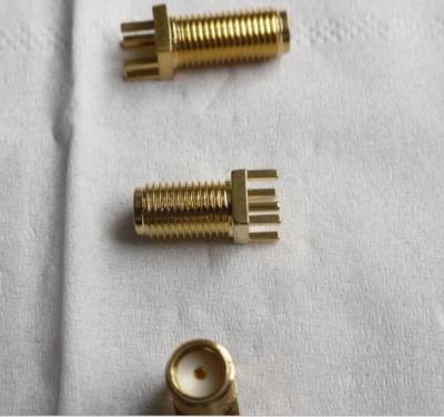 China Length 10CM Four Pin Flat Pin SMA RF Connectors for sale