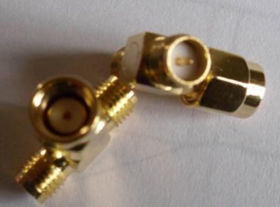 China Gold Plated Three Way SMA RF Connectors For Routers for sale