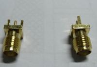 China 50 75 Ohm Middle Two Pin Seat SMA RF Connectors for sale