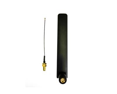 China Omnidirectional 5G Antenna 600-6000MHz 5dBi with SMA to IPEX 4 Pigtail for sale