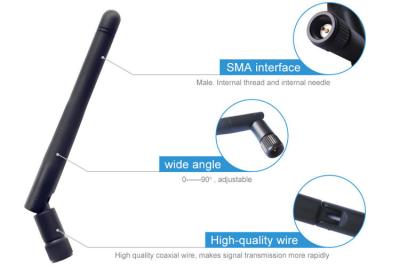 China 2.4GHz 5GHz 3dBi External WLAN Omni Antenna SMA Male 50W for sale