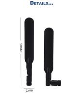 China 5dBi 4G 5G Rubber Omnidirectional Dual Band WiFi Antenna 698-2700MHz SMA Male for sale