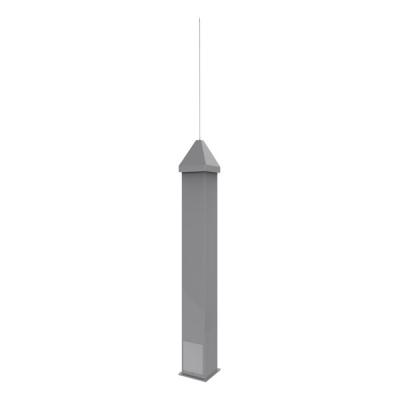 China 4G 3G 900 1800 2100 2700MHz Electrically Tunable Whip Antenna 14.5dBi 65 Degree for sale