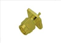 China LMR400 SMA Straight Male Connector Brass Gold Plated 50 Ohm Crimp Plug for Coaxial Cable for sale