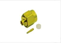 China SMA Male to SMA Female 50 Ohm Right Angle RF Adapter DC-18 GHz Brass Connector for sale