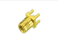 China SMA-KWE RF Adapter Through Hole Antenna SMA Female Connector 90 Degree 50 Ohm 4 GHz for sale