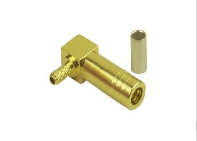 China Brass RP SMA Male Plug to RP-SMA Jack Crimp Connector for RG174 RG316 LMR100 75 Ohm RF Gold for sale