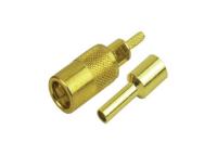 China RF Coaxial SMA Male to Female Connector Splitter Gold Plated Brass 75 Ohm 0-2 GHz for sale