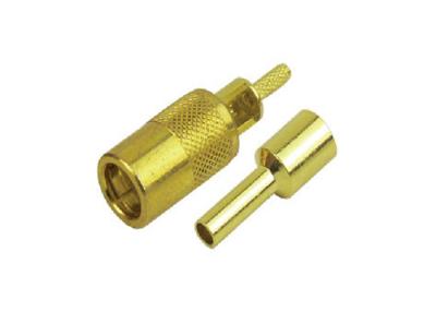 China RF Coaxial SMA Male to Female Connector Splitter Gold Plated Brass 75 Ohm 0-2 GHz for sale
