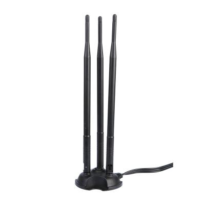 China 2.4G 5.8G Dual-Band High-Gain Wireless Network Card WiFi Router Desktop Antenna 3-35V 50 Ohm for sale