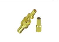 China MMCX Female PCB Mount Gold Plated Copper Antenna RF WiFi Connector 75 Ohm 0-2 GHz for sale