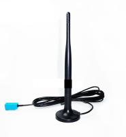 China 2.4 5.8GHz Suction Cup Antenna RG142 RG400 RG402 5dBi Gain 50 Ohm for sale