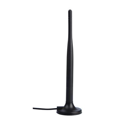 China 470-510MHz Sucker Antenna SMA Head Rubber Sleeve Rod 50 Ohm Gain 3-30 dBi Customizable for sale