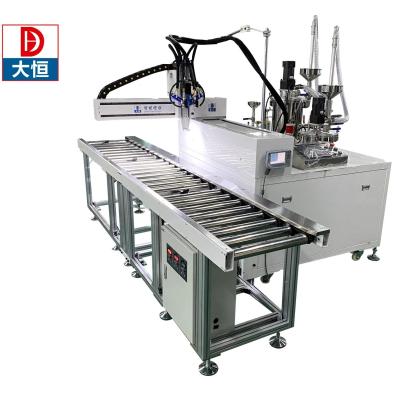 China Electric Driven 2K Potting Dispensing Machine for AB Epoxy Mix and Dispense at 200mm/s for sale