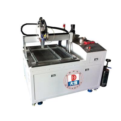 China Metering Pump Gear Pump or D H Patented Plunger Pump Automatic Epoxy AB Glue Doming Machine for sale