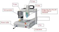China Line Moving Track Glue Dispenser with High Speed and Precision Repetition of /-0.02mm for sale