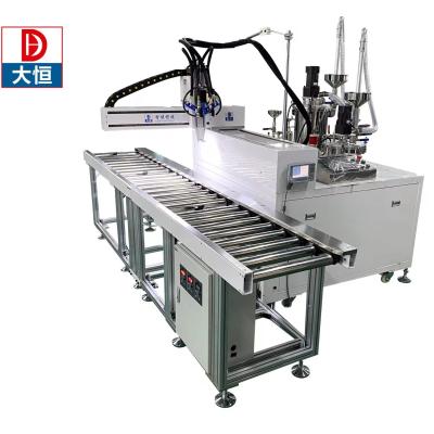 China Automatic Feeding Way Vacuum Chamber Dispensing Potting Machine for precision Potting for sale
