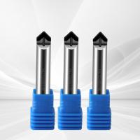 China Palton PCD Stone Carving Tools 2F CNC PCD Polyprismatic Diamond Engraving Tools with Water Cooling Hole for Granite for sale