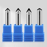 China Palton 6 Edge Pcd Diamond Engraving Bits Engraver Cnc Carving Tools Stone Carbide Milling Cutter on Granite Marble Ceramic for sale