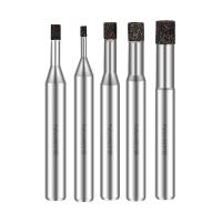 China Sintered 5mm CNC Router Bit Diamond Face Milling Cutter Grinding Head For Slab Surfacing for sale