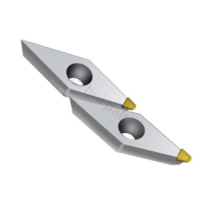 China MCD CNC Turning Inserts Single Crystal Diamond Tooling 60HRC for sale