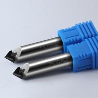 China Water‑Cooling Hole 2‑Flute Polyprismatic PCD Stone Carving Tools,Wear‑Resistant Cutter for Granite Hard Stone Engraving for sale