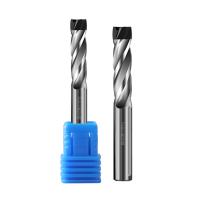 China Multi Blade PCD Drill Bit End Mill CNC Engraving Slotting Cutter For Fibre Cement Wood for sale