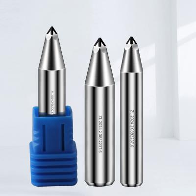 China 70‑Degree Patented PCD Diamond Engraving Bit, Palton 6mm 8mm Notching and Boring Cutter for Hard Alloy Roller Processing for sale