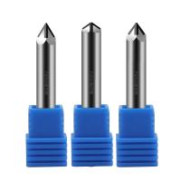 China 10mm PCD Router Cutters Carbide Climb Milling CNC Bits For Aluminum Marble Tombstone Engraving for sale